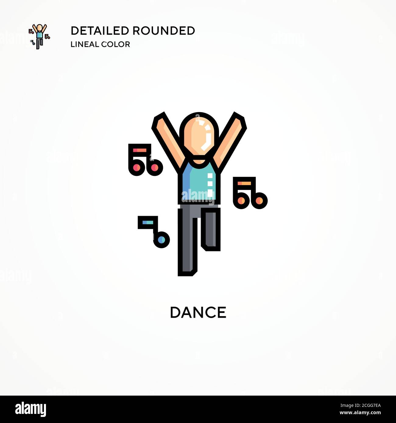 Dance vector icon. Modern vector illustration concepts. Easy to edit ...
