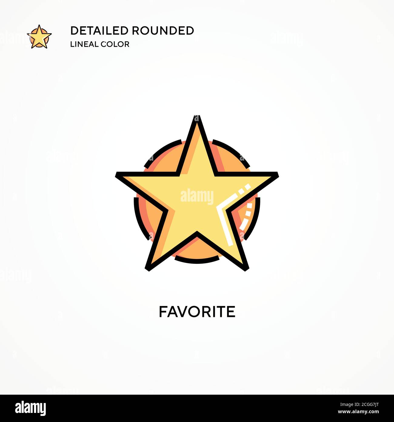 Favorite vector icon. Modern vector illustration concepts. Easy to edit ...