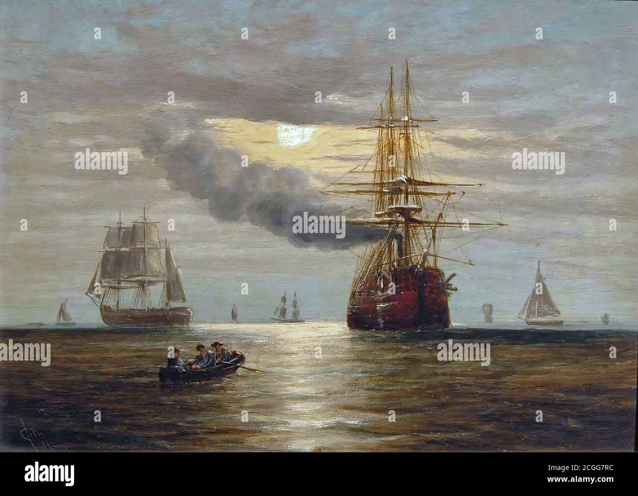 Moore Claude Thomas Stanfield - Steam-Powered Sailing Ship and Other ...