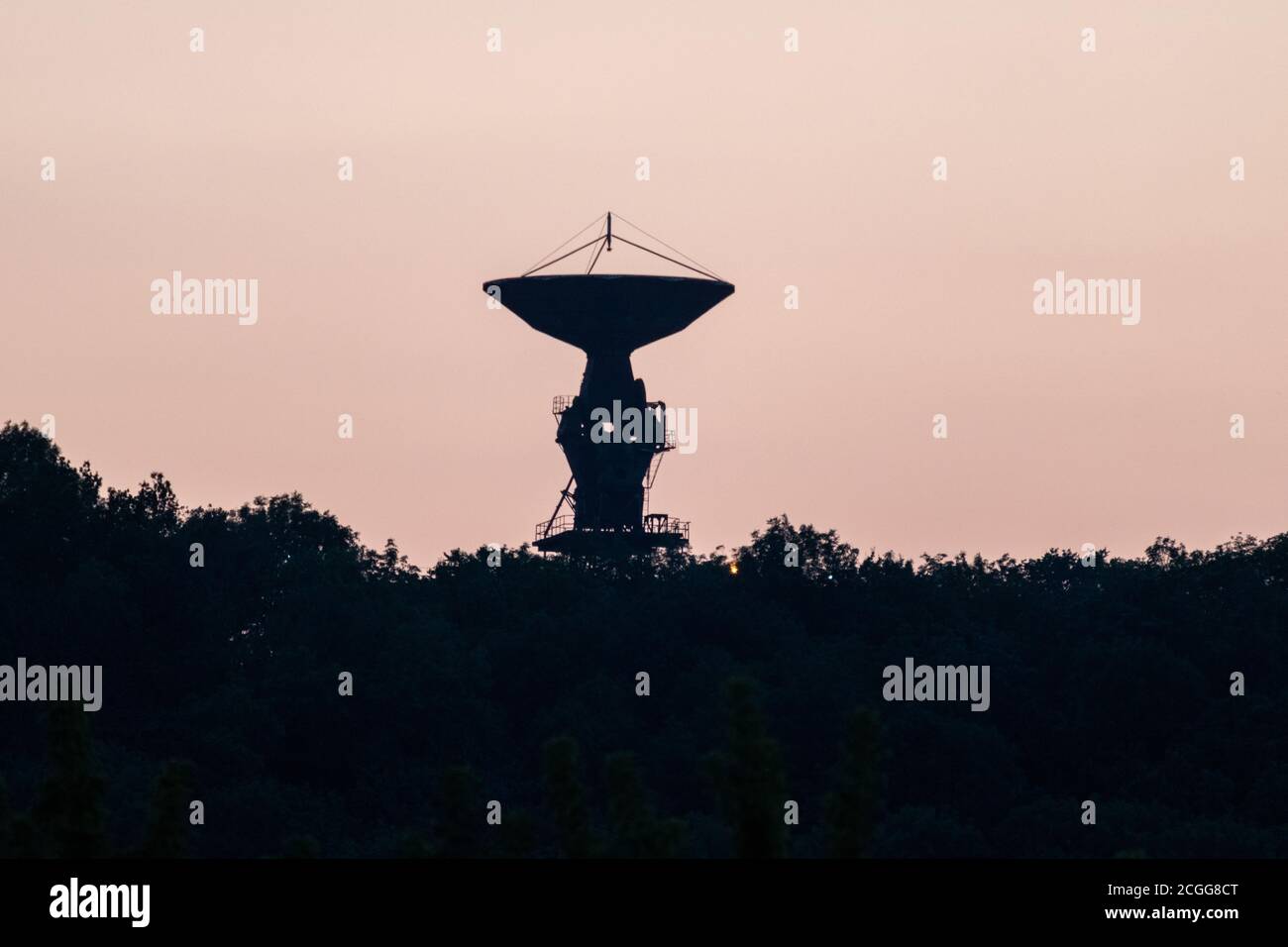 Radio telescope in Radiophysical Observatory in Gaidary Zmiev, Ukraine ...