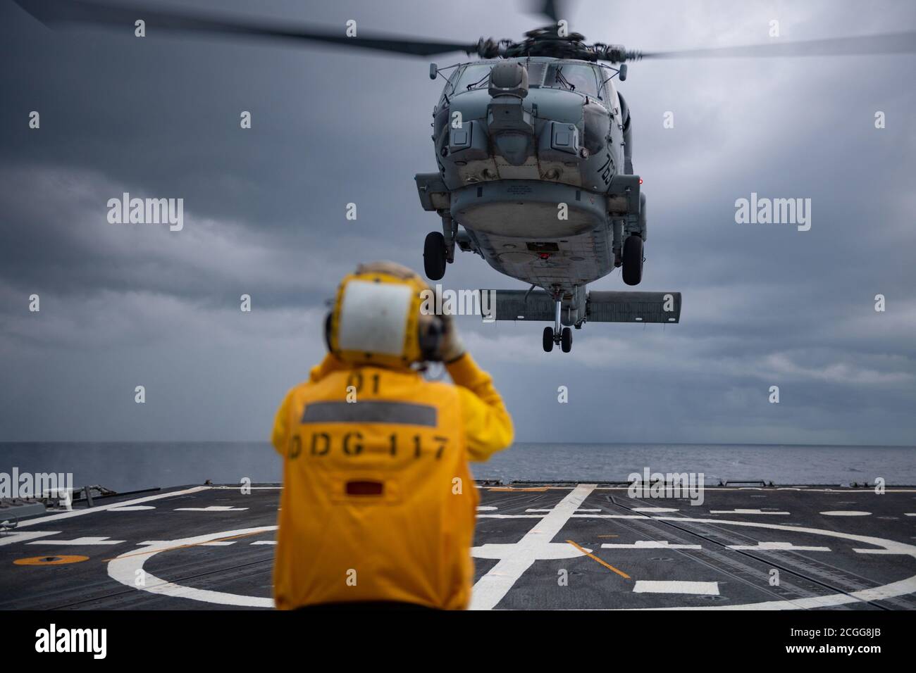 200906-N-RL695-4591 ATLANTIC OCEAN (September 6, 2020) An MH-60R ...