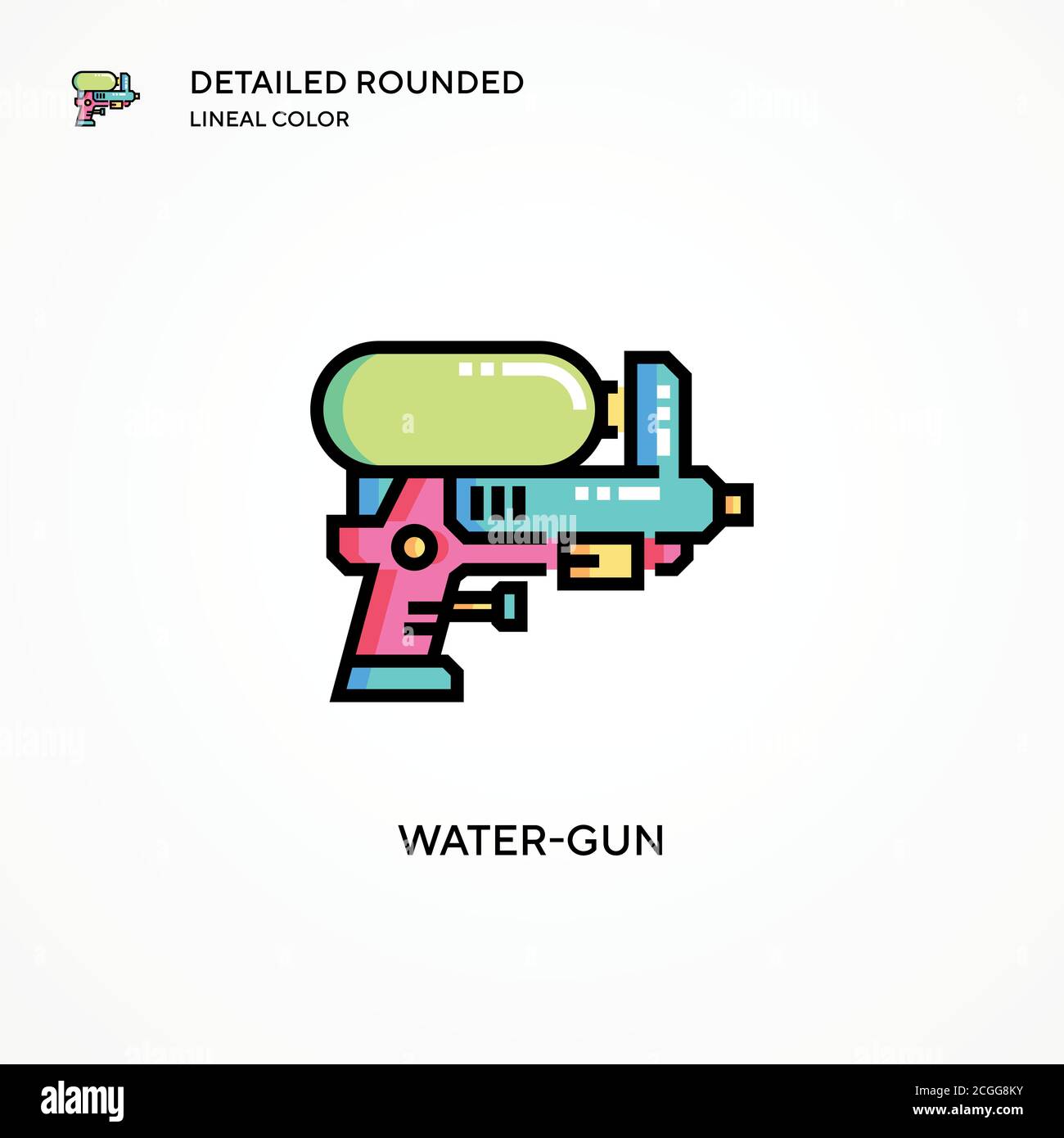 Water-gun vector icon. Modern vector illustration concepts. Easy to ...
