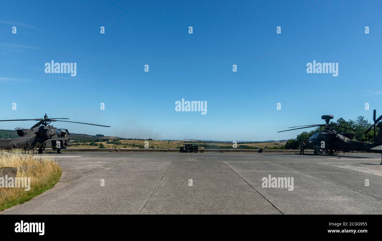 Soldiers with 1-3rd Attack Battalion, 12th Combat Aviation Brigade ...