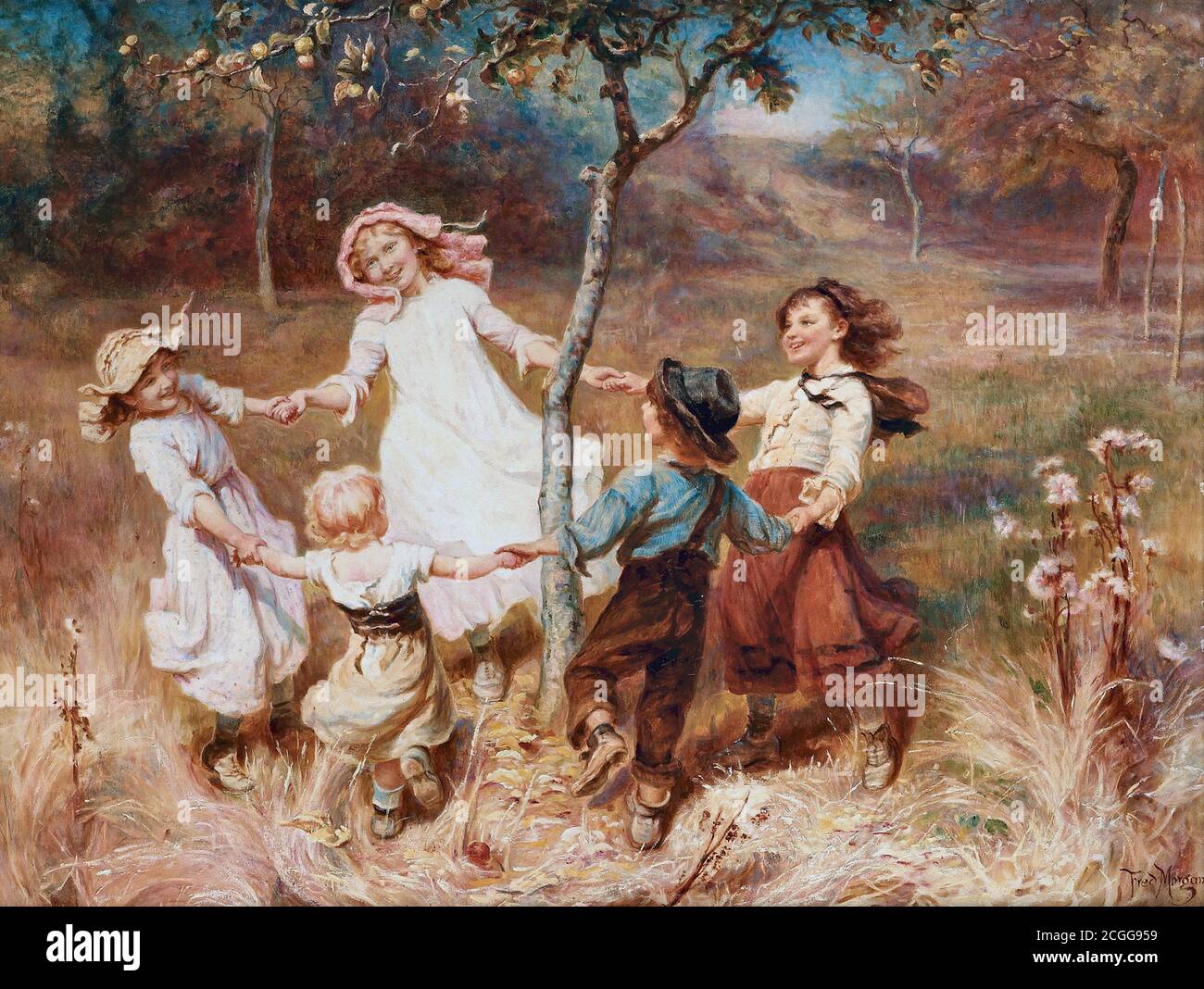 Morgan Frederick - Ring-a-Ring-a-Roses-Oh 2 - British School - 19th ...