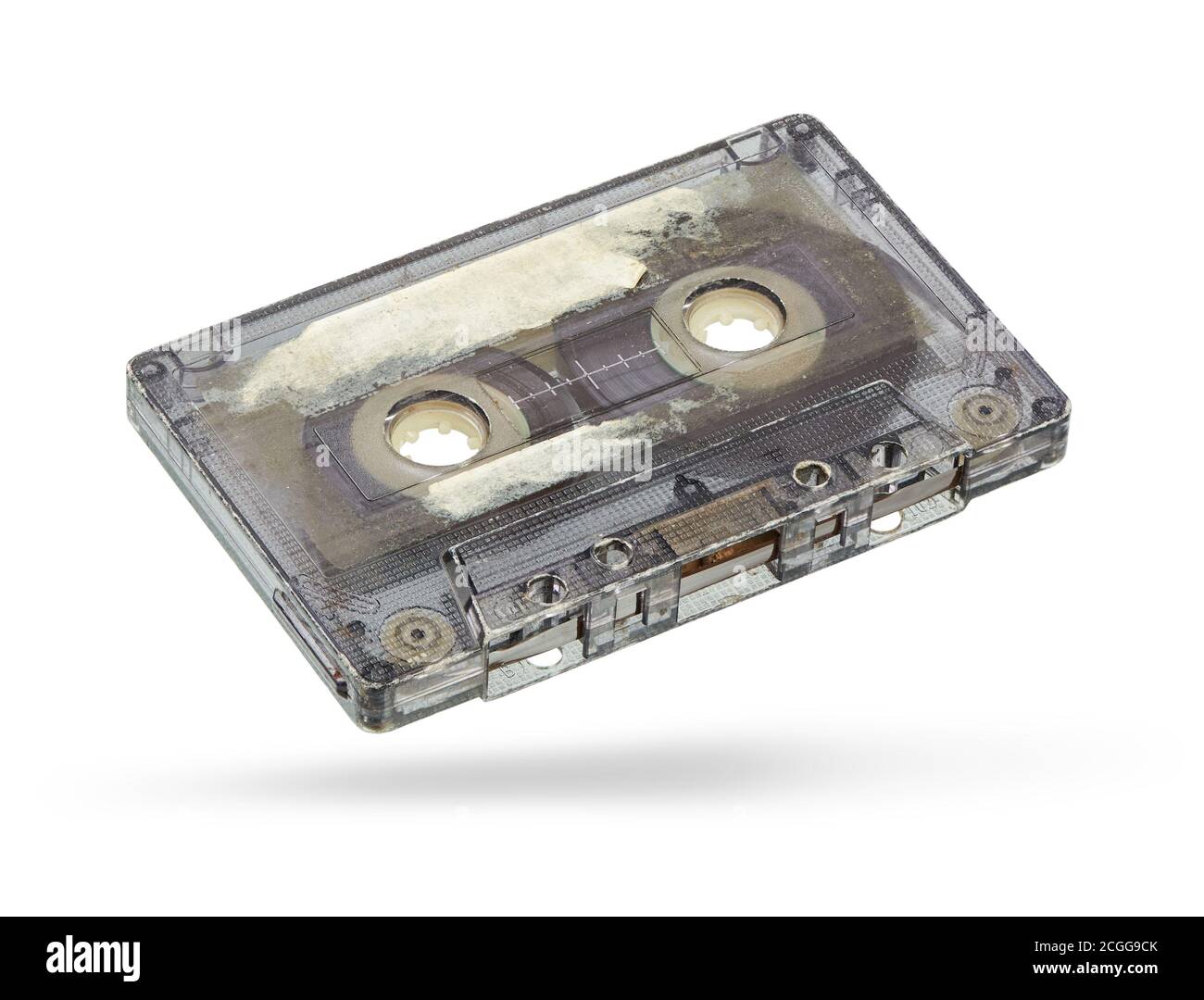 Old audio cassette tape isolated on white background with clipping path Stock Photo - Alamy