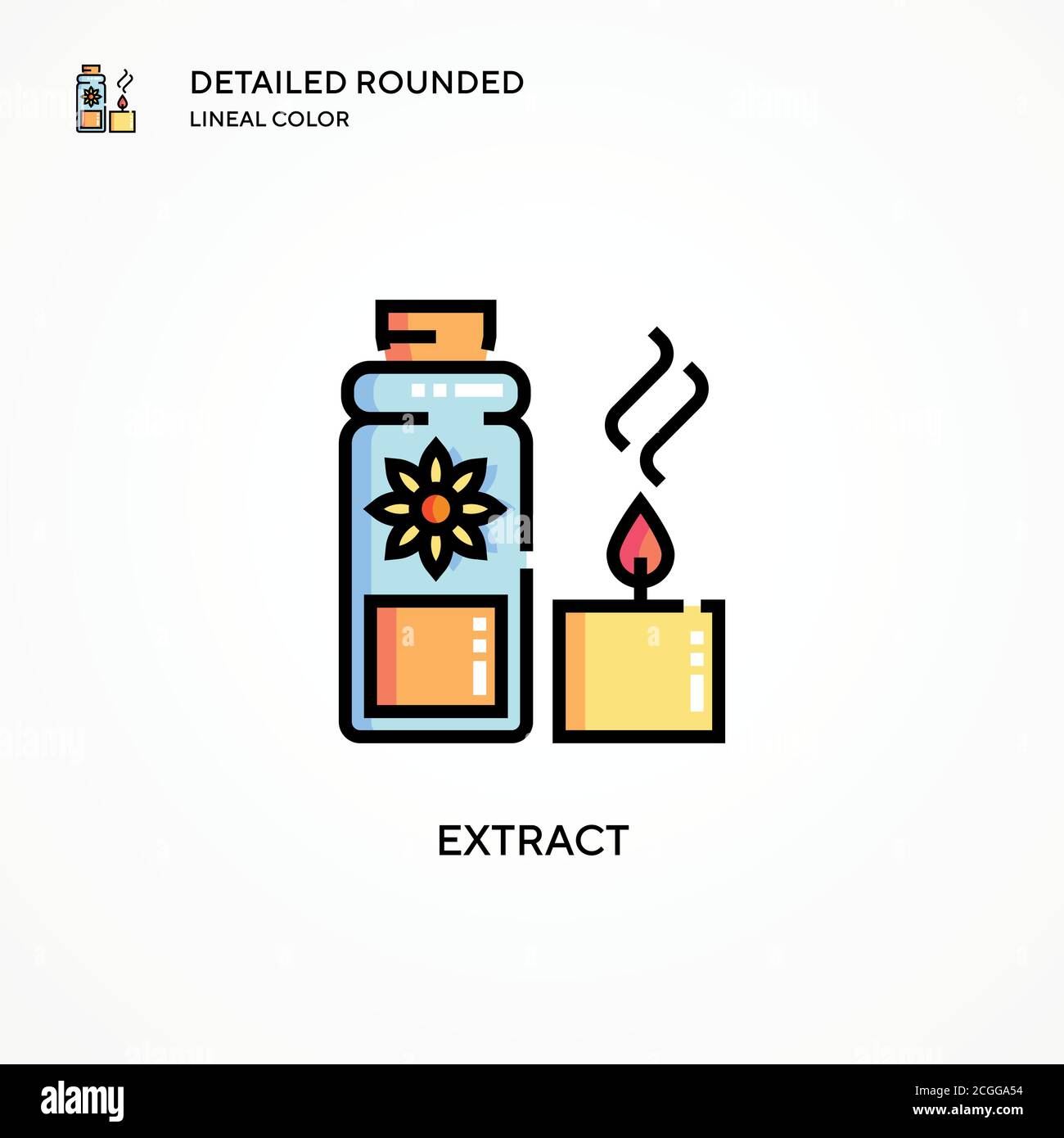 Extract vector icon. Modern vector illustration concepts. Easy to edit ...