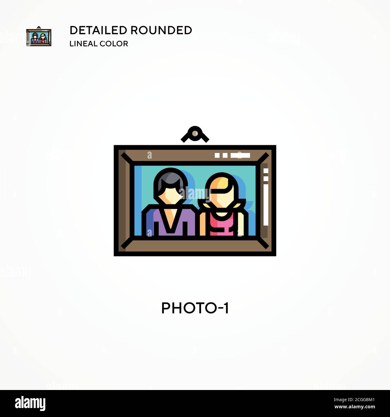 Photo-1 vector icon. Modern vector illustration concepts. Easy to edit ...