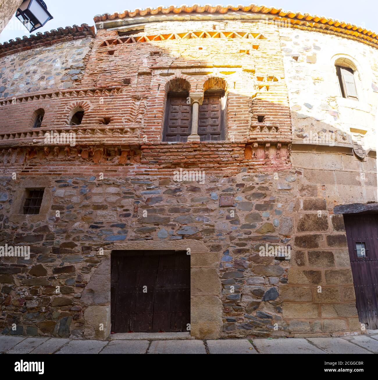 Mudejar House, Caceres, Spain. Building from the 14th century ...