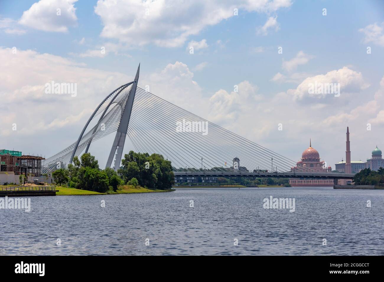 Horizon and panorama of Putrajaya, administrative city of Kuala Lumpur ...
