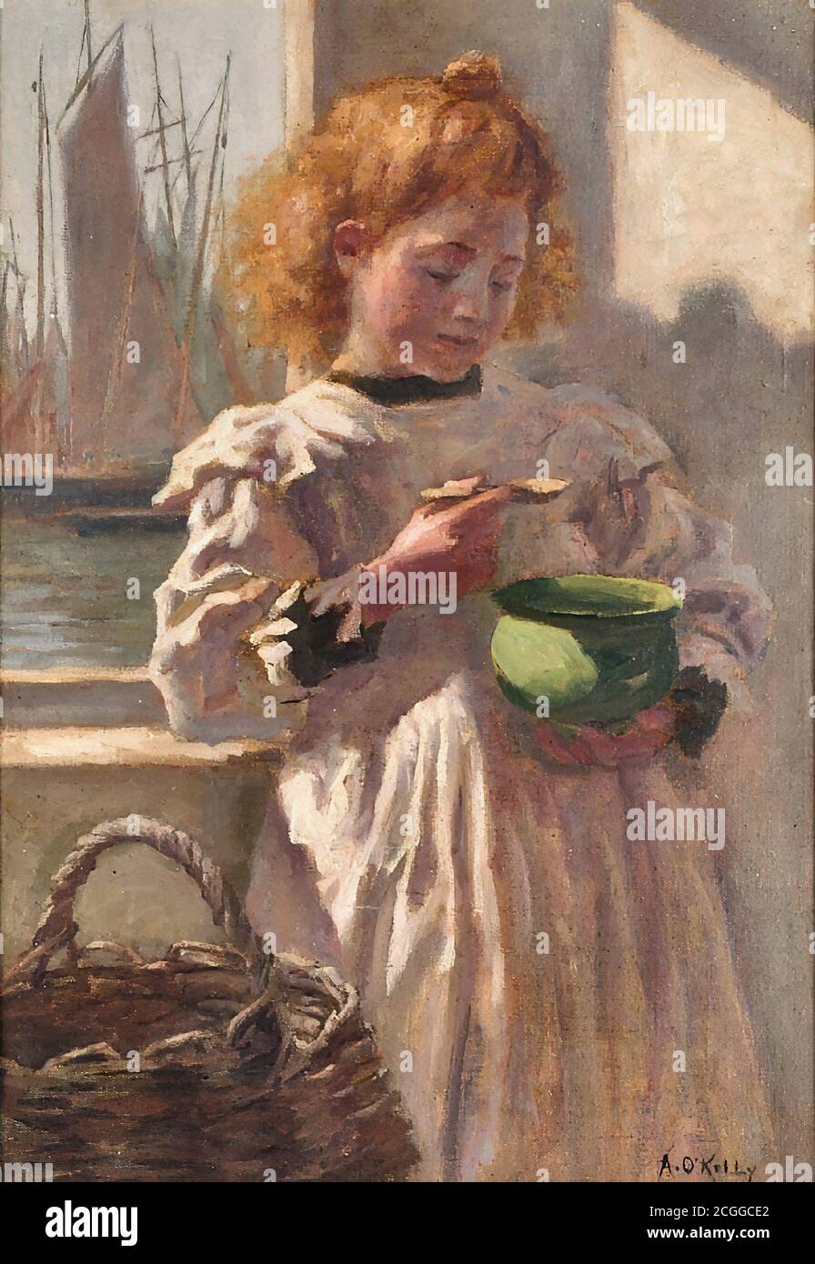 O 'kelly Aloysius - a Harty Breakfast - British School - 19th Century ...