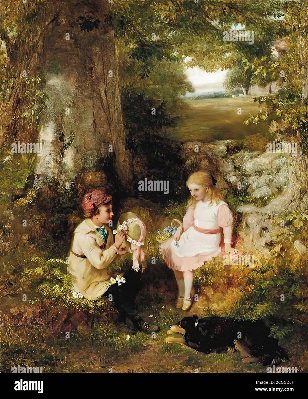 Daisy chain painting hi-res stock photography and images - Alamy