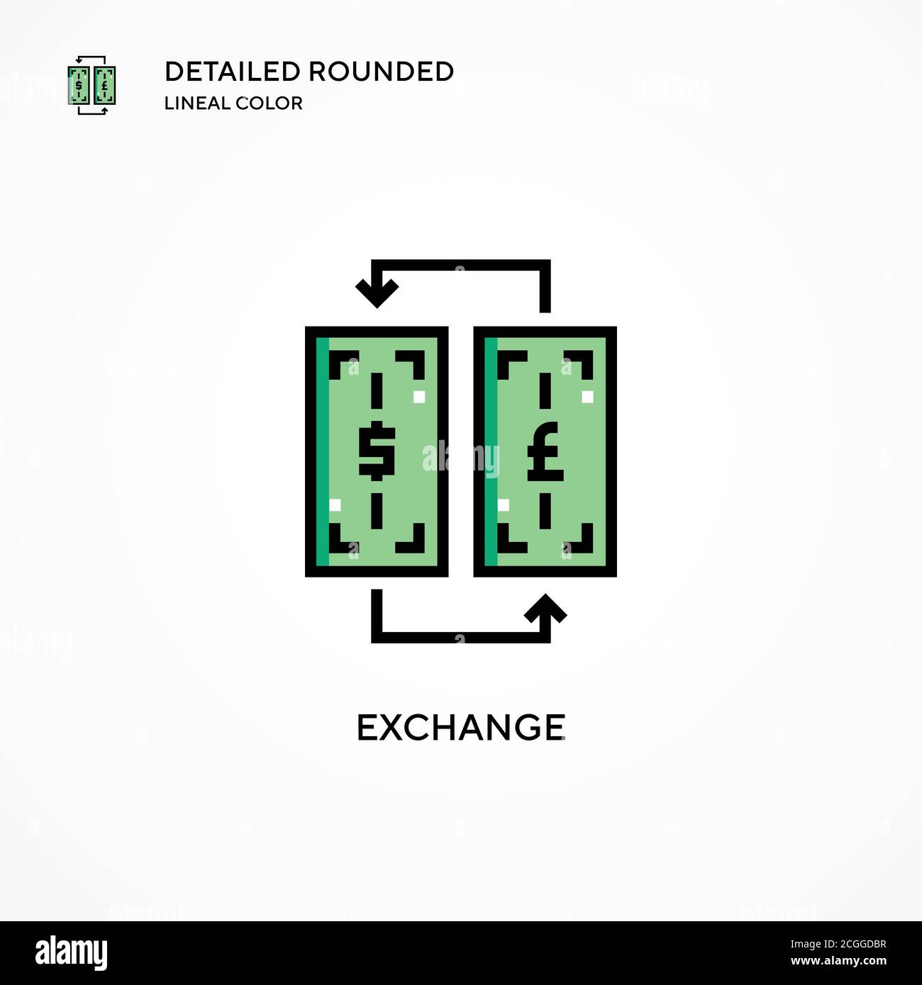 Exchange vector icon. Modern vector illustration concepts. Easy to edit ...