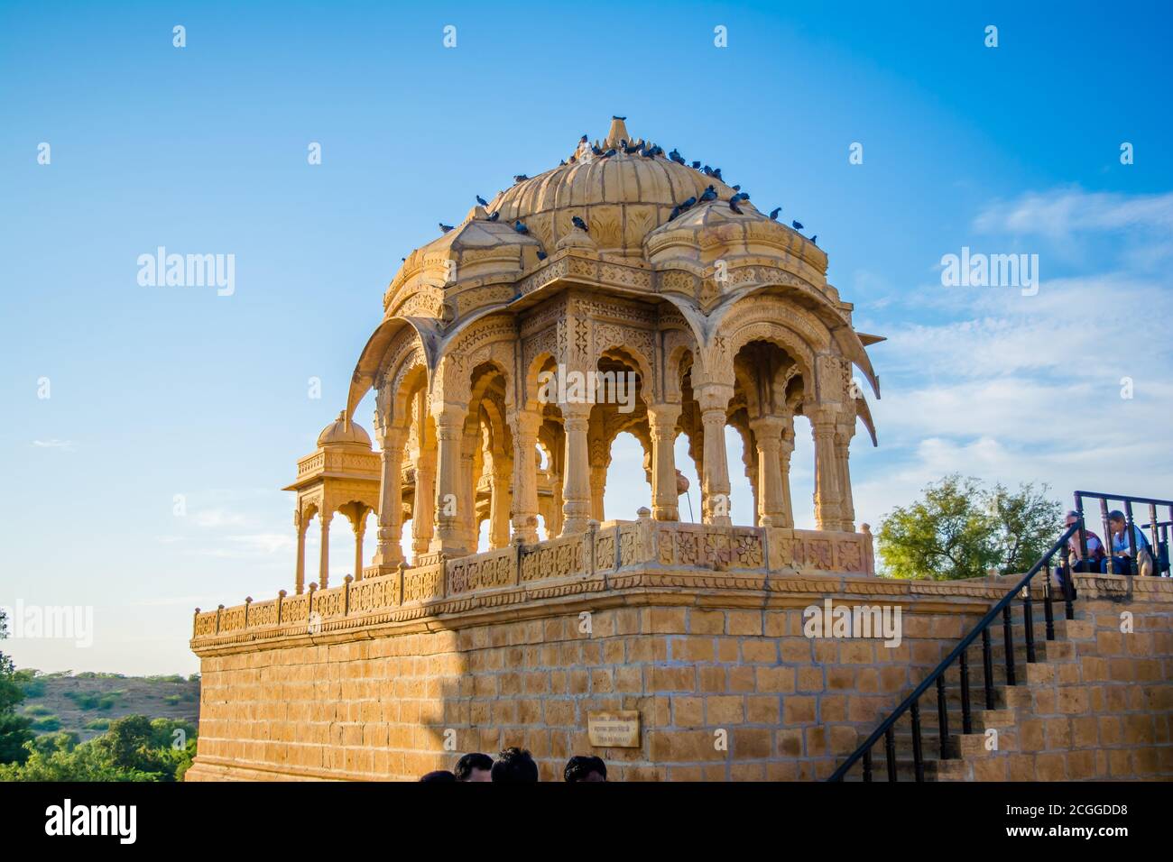 Bara bagh of Jaisalmer, Rajasthan India, Sunset view, golden city of ...