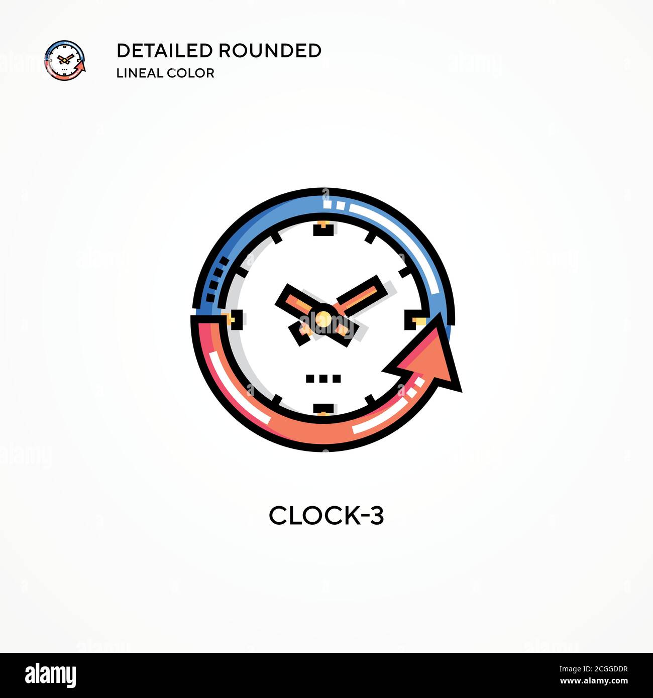 Clock 3 pm Stock Vector Images - Alamy