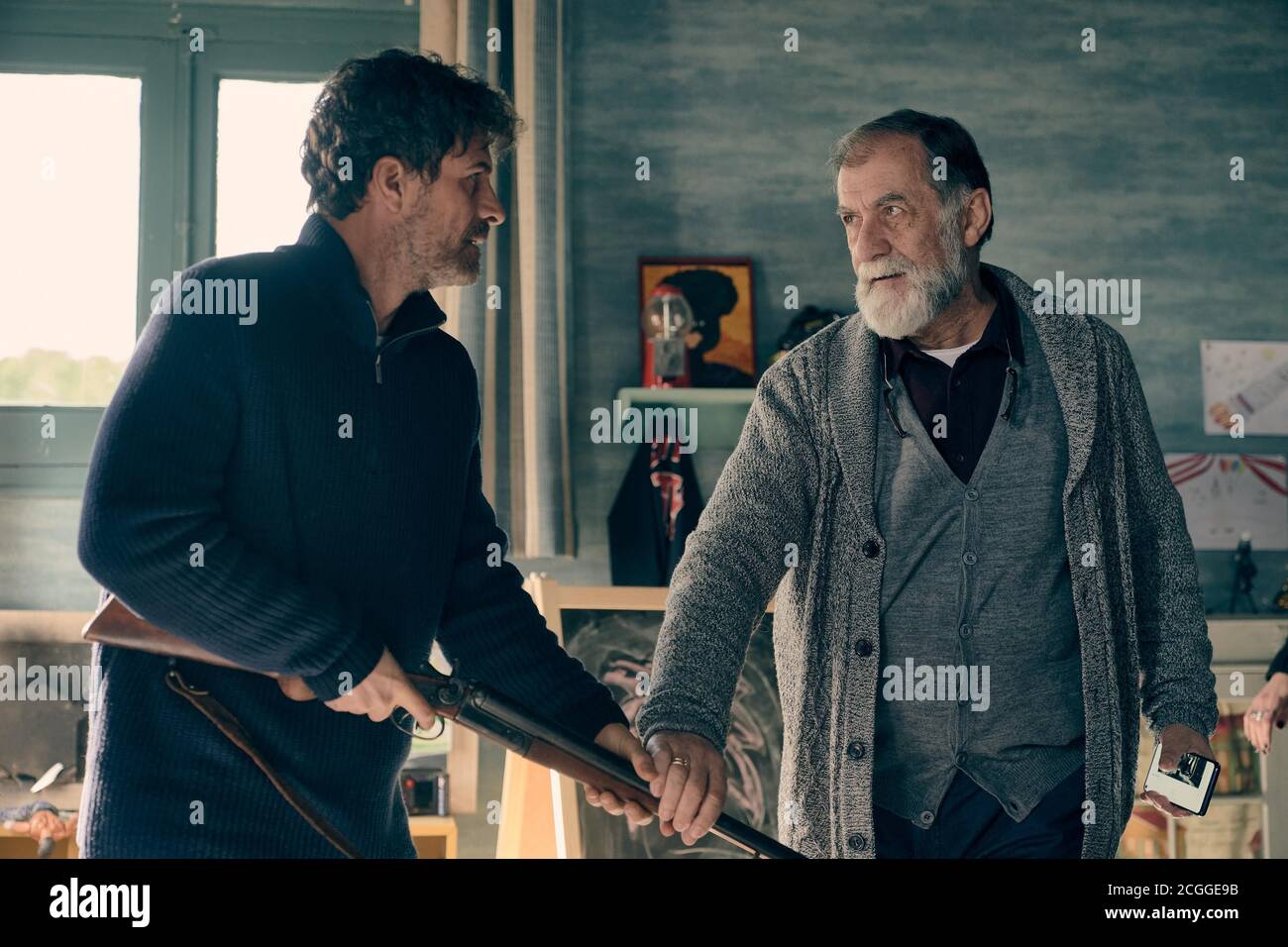 RAMON BAREA and RODOLFO SANCHO in VOCES (2020), directed by ANGEL GOMEZ ...