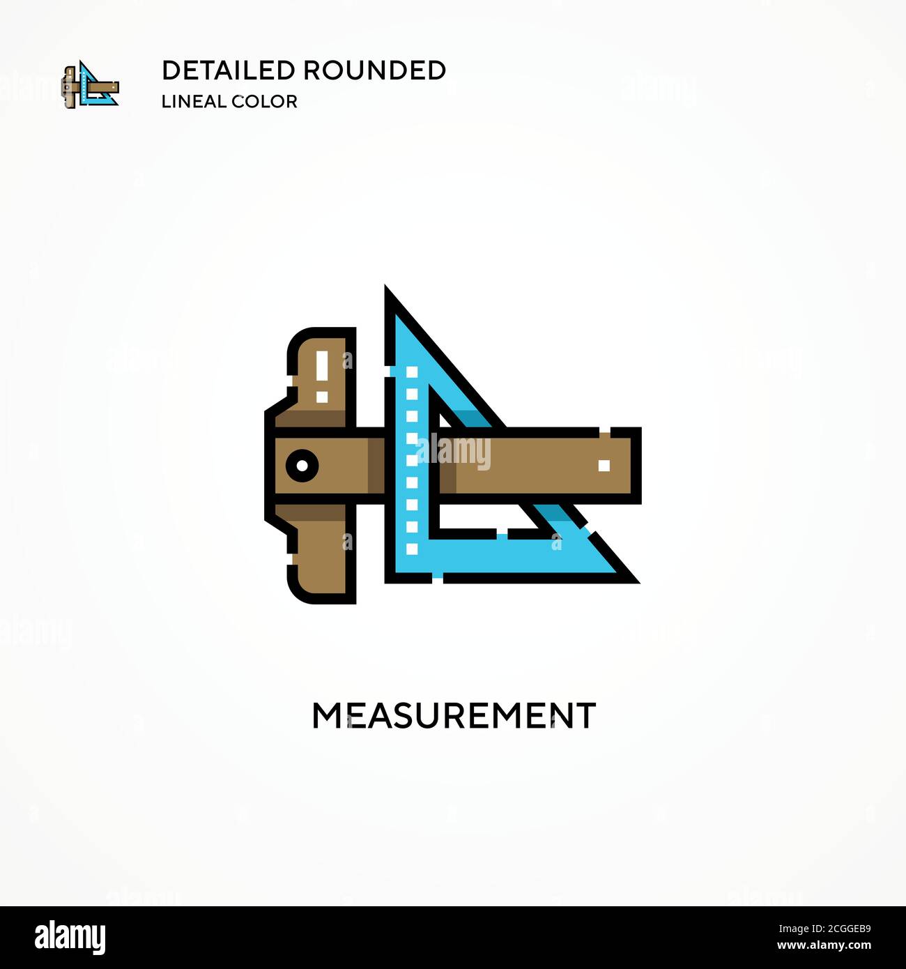 Measurement vector icon. Modern vector illustration concepts. Easy to ...
