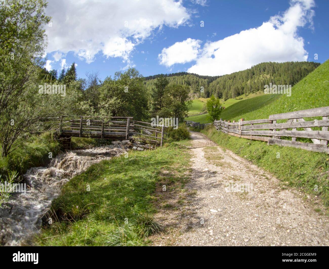 water mill valley in dolomites mountains italy Longiaru badia valley ...