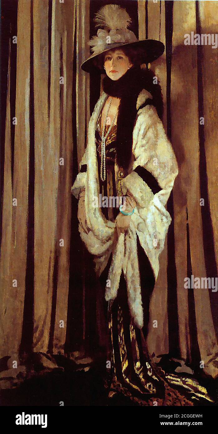 Orpen Sir William - Mrs St George - British School - 19th Century Stock ...