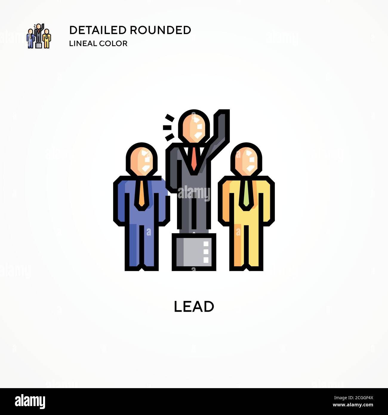 Lead vector icon. Modern vector illustration concepts. Easy to edit and ...