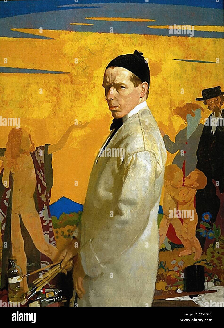 Orpen Sir William - Self Portrait 5 - British School - 19th Century ...