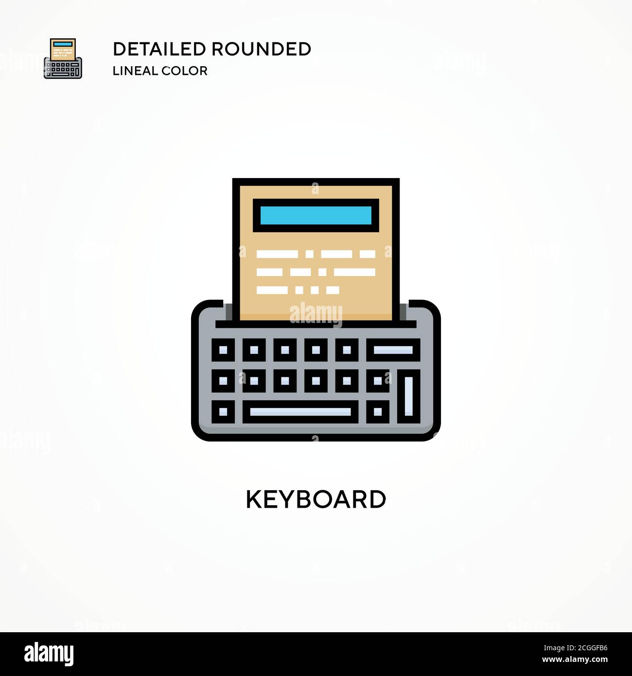 Qwerty keyboard layout Cut Out Stock Images & Pictures - Alamy