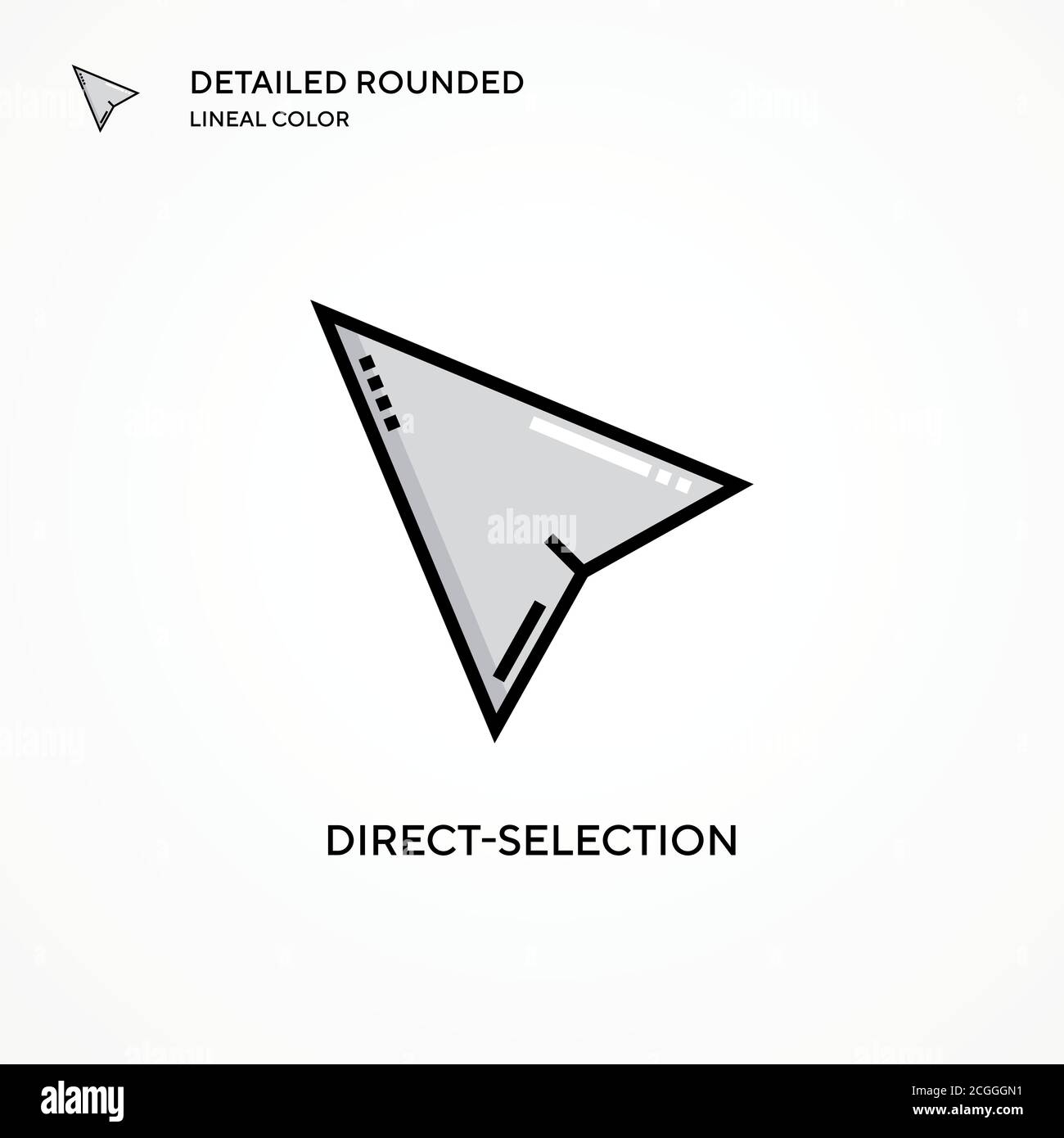 Direct-selection vector icon. Modern vector illustration concepts. Easy ...
