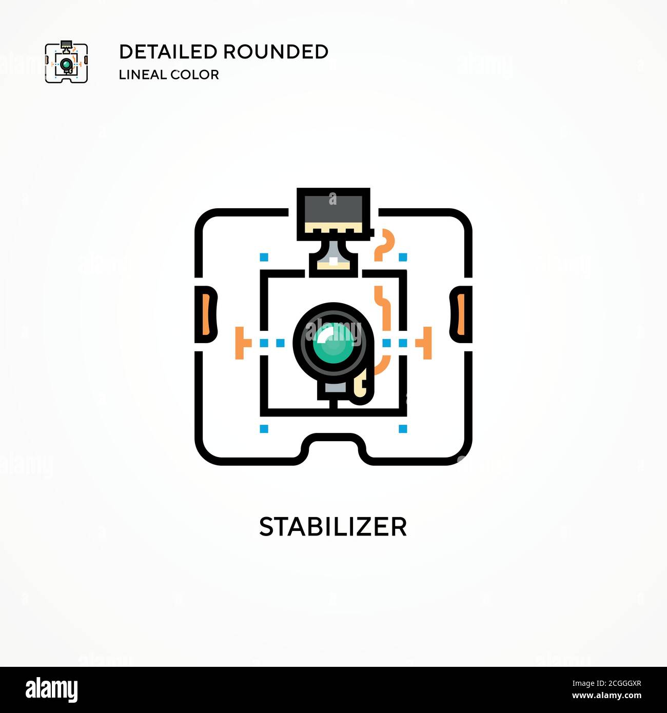 Stabilizer vector icon. Modern vector illustration concepts. Easy to ...