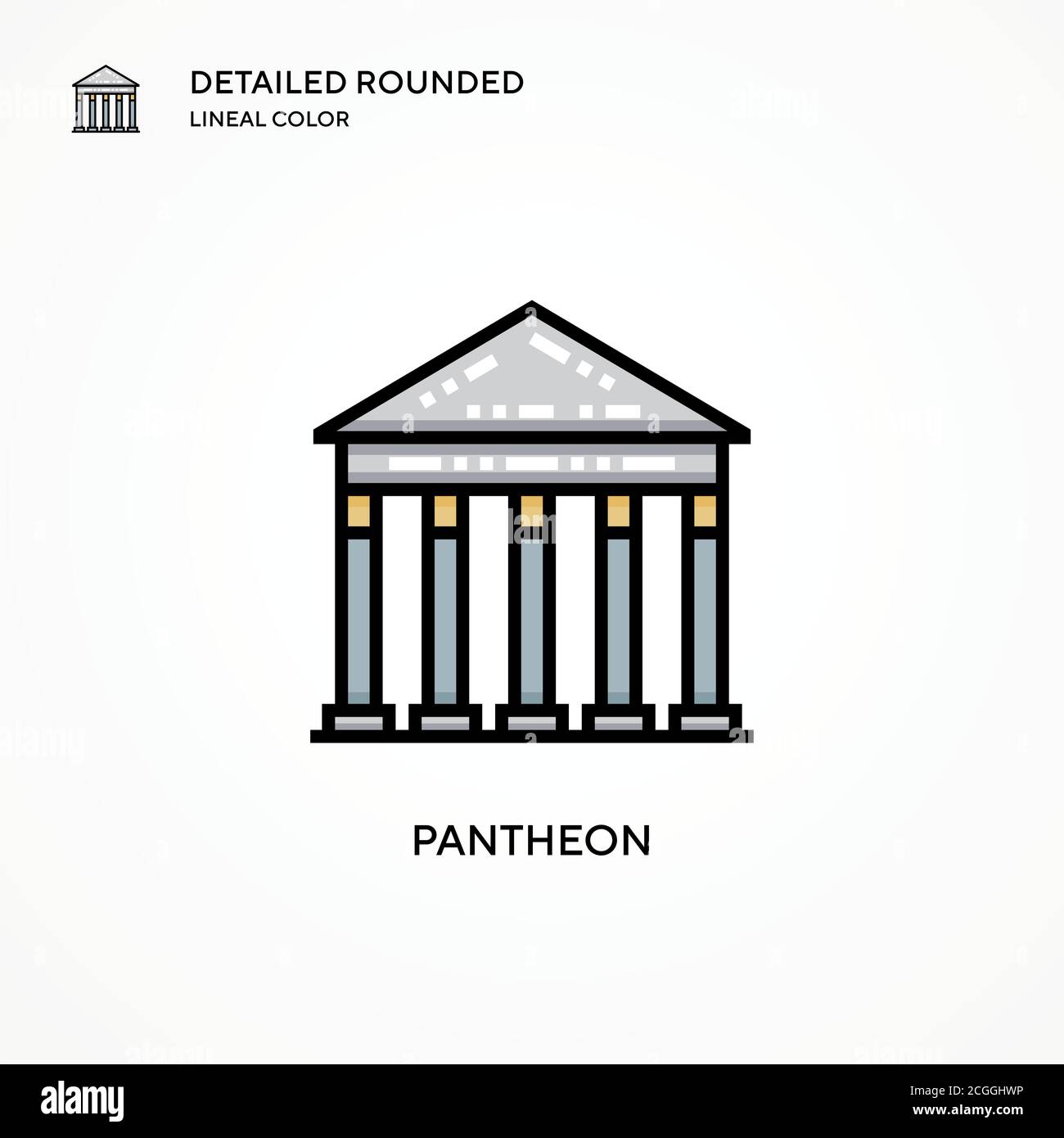 Pantheon rome dome view Stock Vector Images - Alamy
