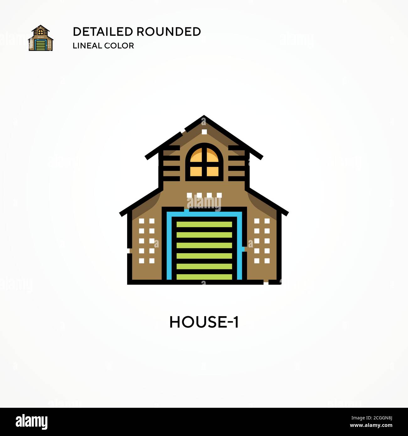 House-1 vector icon. Modern vector illustration concepts. Easy to edit ...