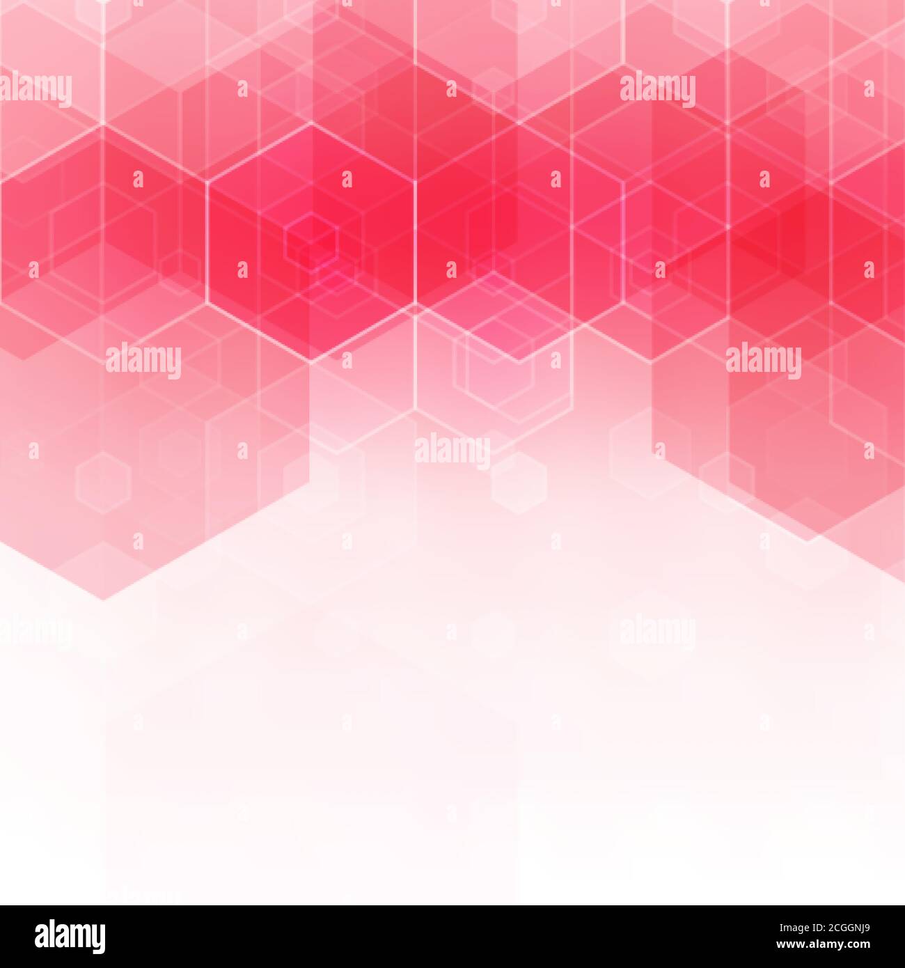 abstract illustration red vector hexagon background red. eps 10 Stock ...