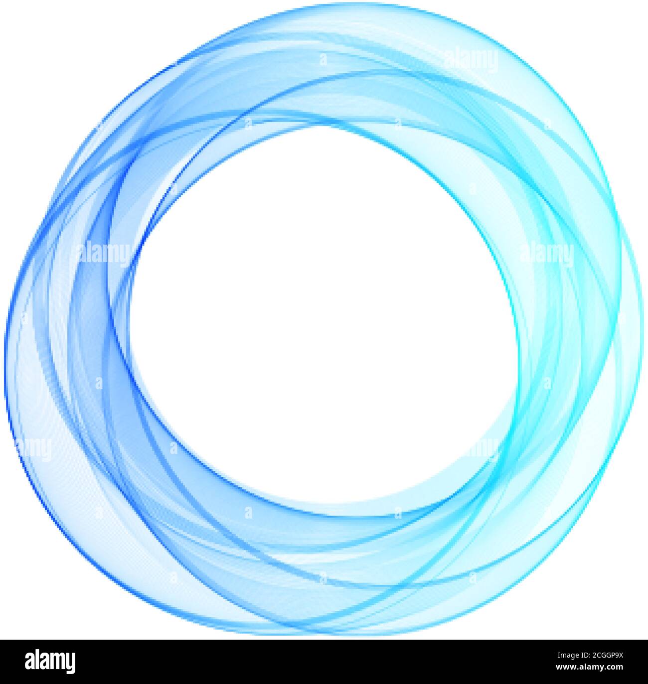 Background with blue circles Stock Vector Images - Alamy