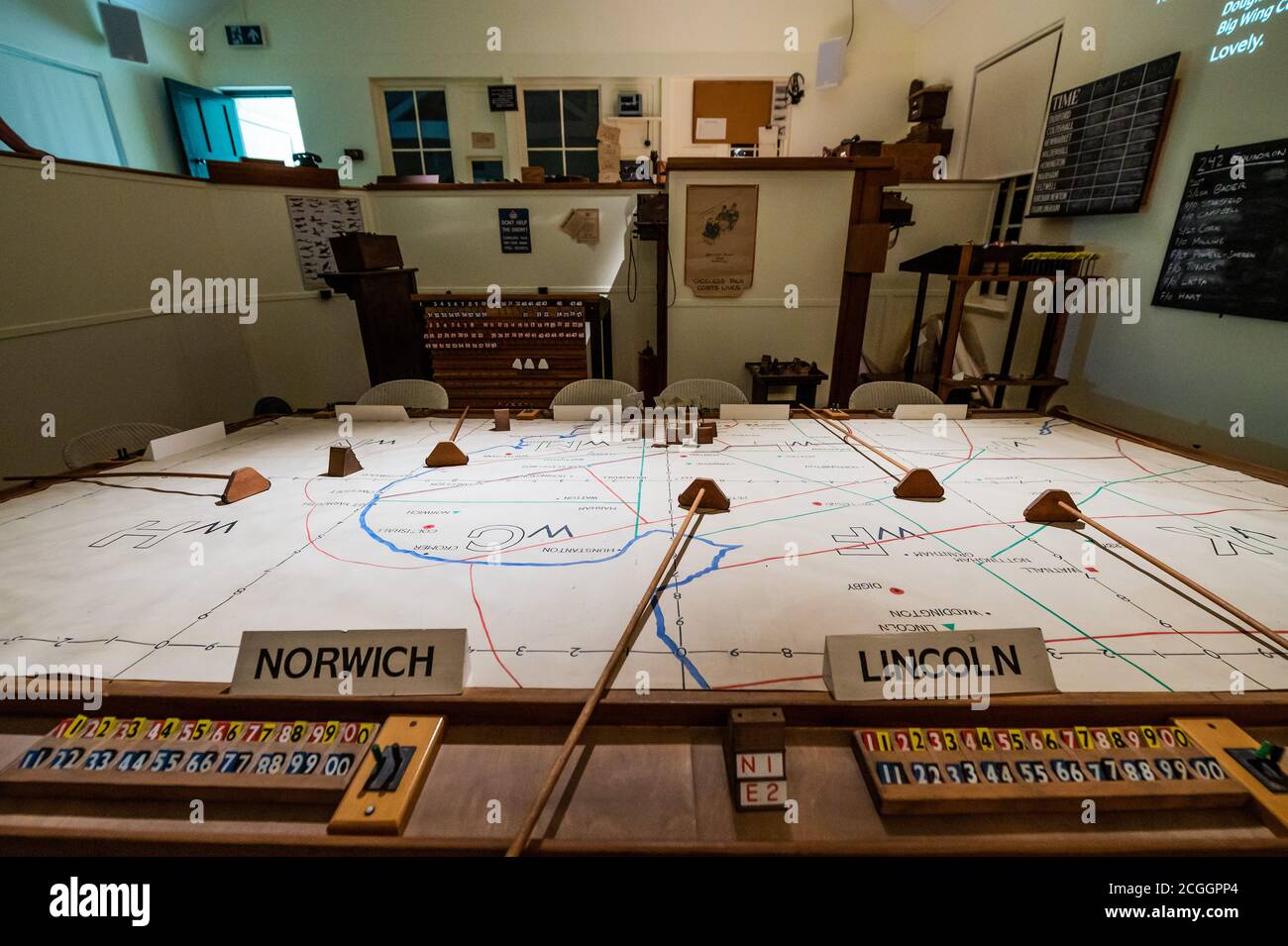 London, UK. 11th Sep, 2020. The ops room and plotting board - IWM ...