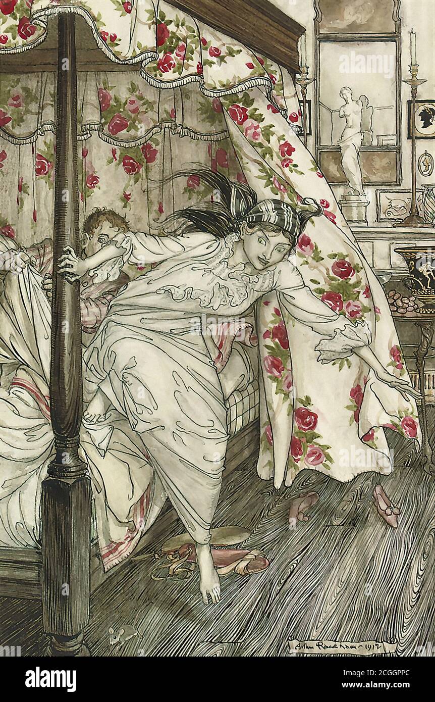 Rackham Arthur - Aesop's Fables - Venus and the Cat - British School ...