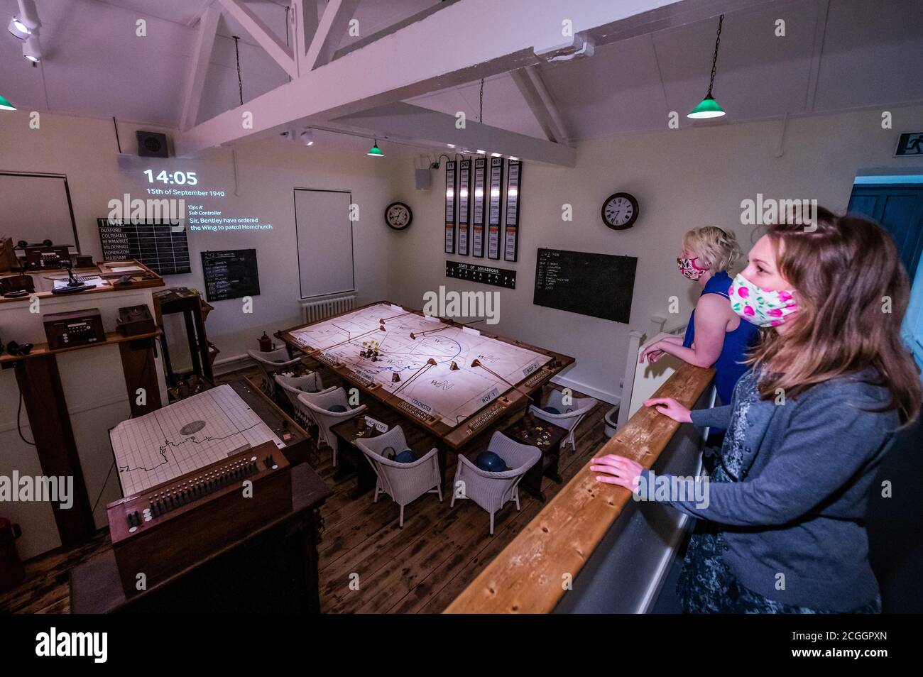 London, UK. 11th Sep, 2020. The ops room and plotting board - IWM ...