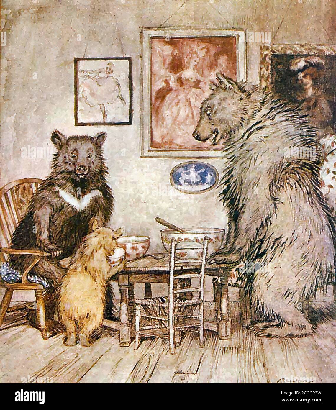 Rackham Arthur - English Fairy Tales - the Three Bears - British School ...