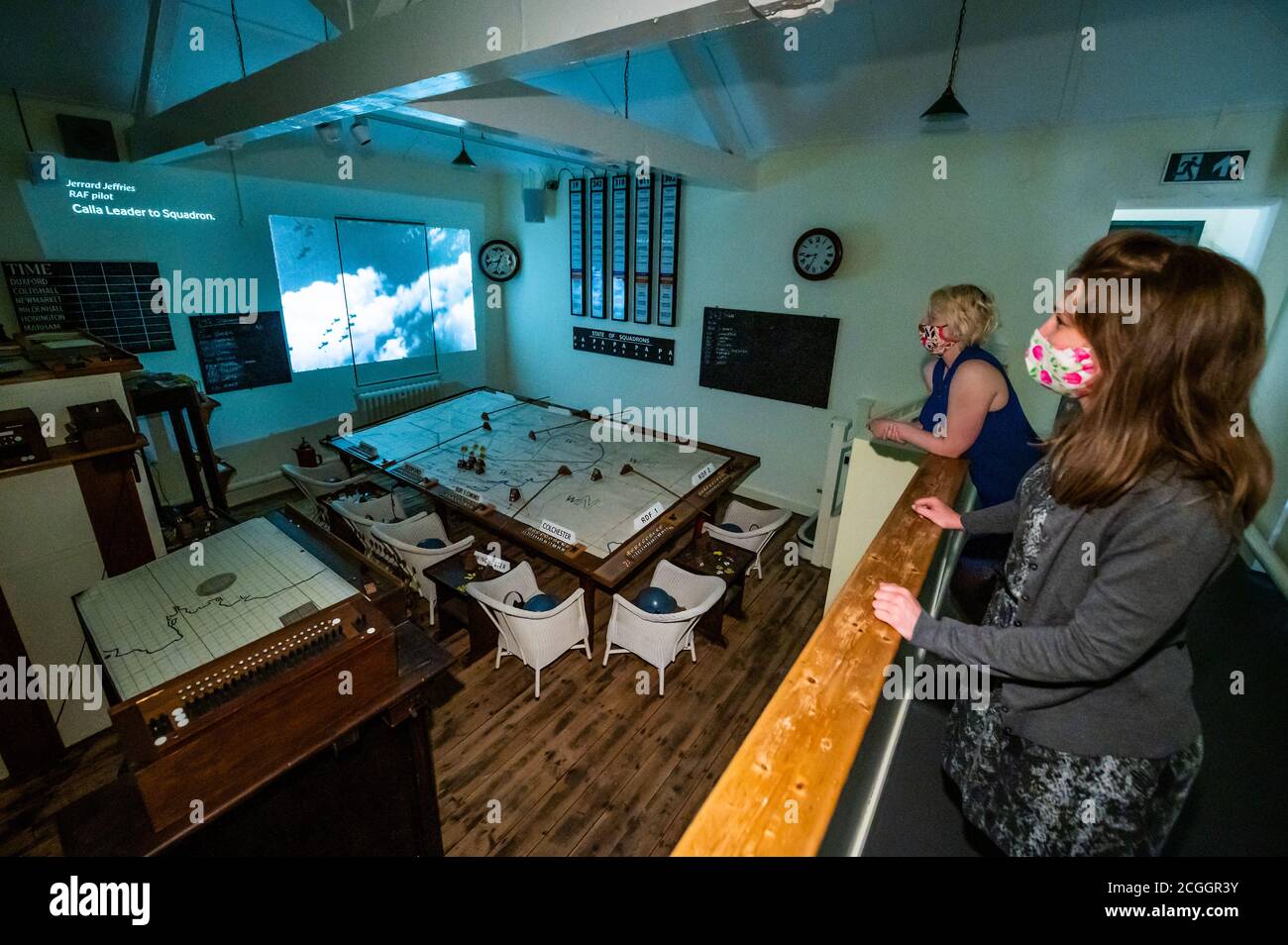 London, UK. 11th Sep, 2020. The ops room and plotting board - IWM ...