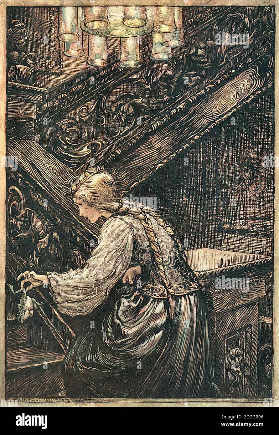 Rackham Arthur - from the Fairy Tales of the Brothers Grimm - the Frog ...