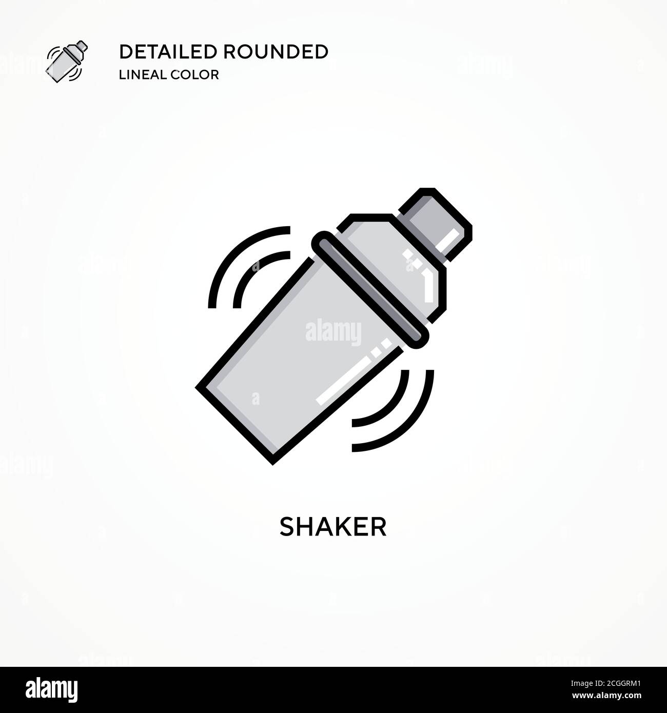 Shaker vector icon. Modern vector illustration concepts. Easy to edit ...