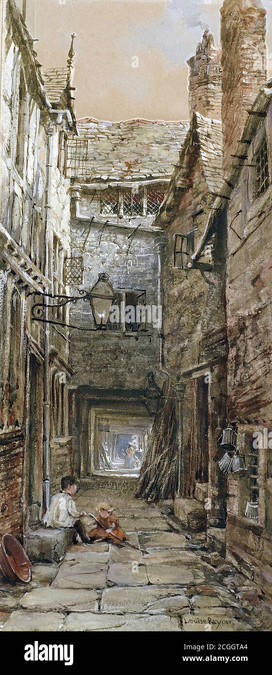 Rayner Louise - Pepper Alley Row Chester - British School - 19th ...