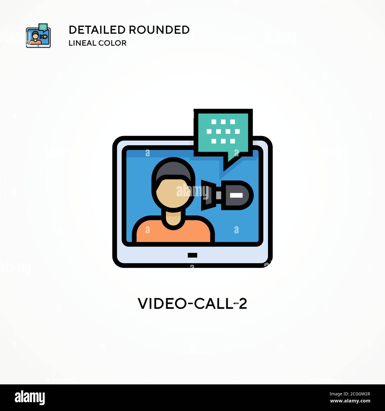 Couple using computer screen Stock Vector Images - Alamy