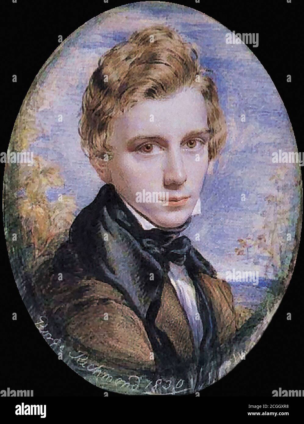 Richmond George - Self Portrait 1 - British School - 19th Century Stock ...