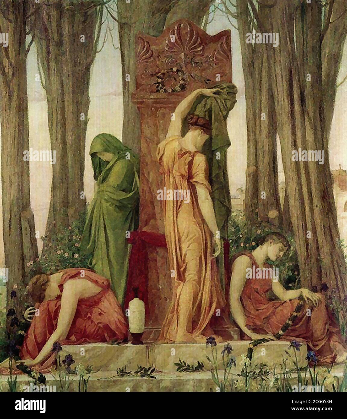 Richmond William Blake - Electra at the Tomb of Agamemmon - British ...