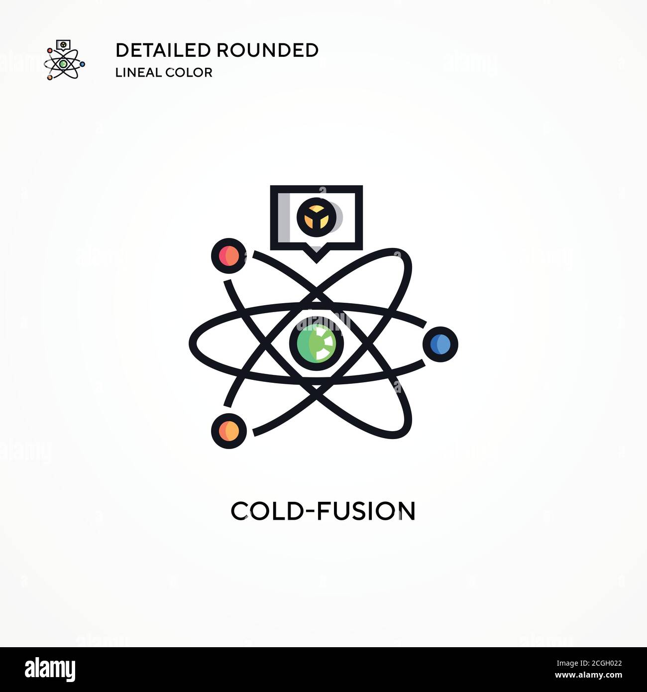 Cold-fusion vector icon. Modern vector illustration concepts. Easy to ...