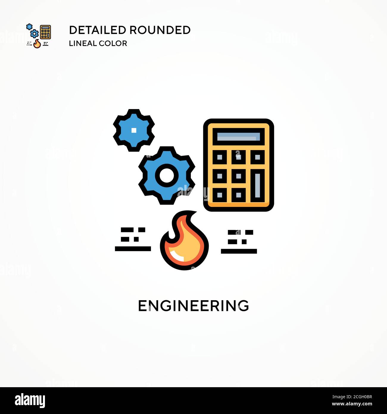 Engineering vector icon. Modern vector illustration concepts. Easy to ...