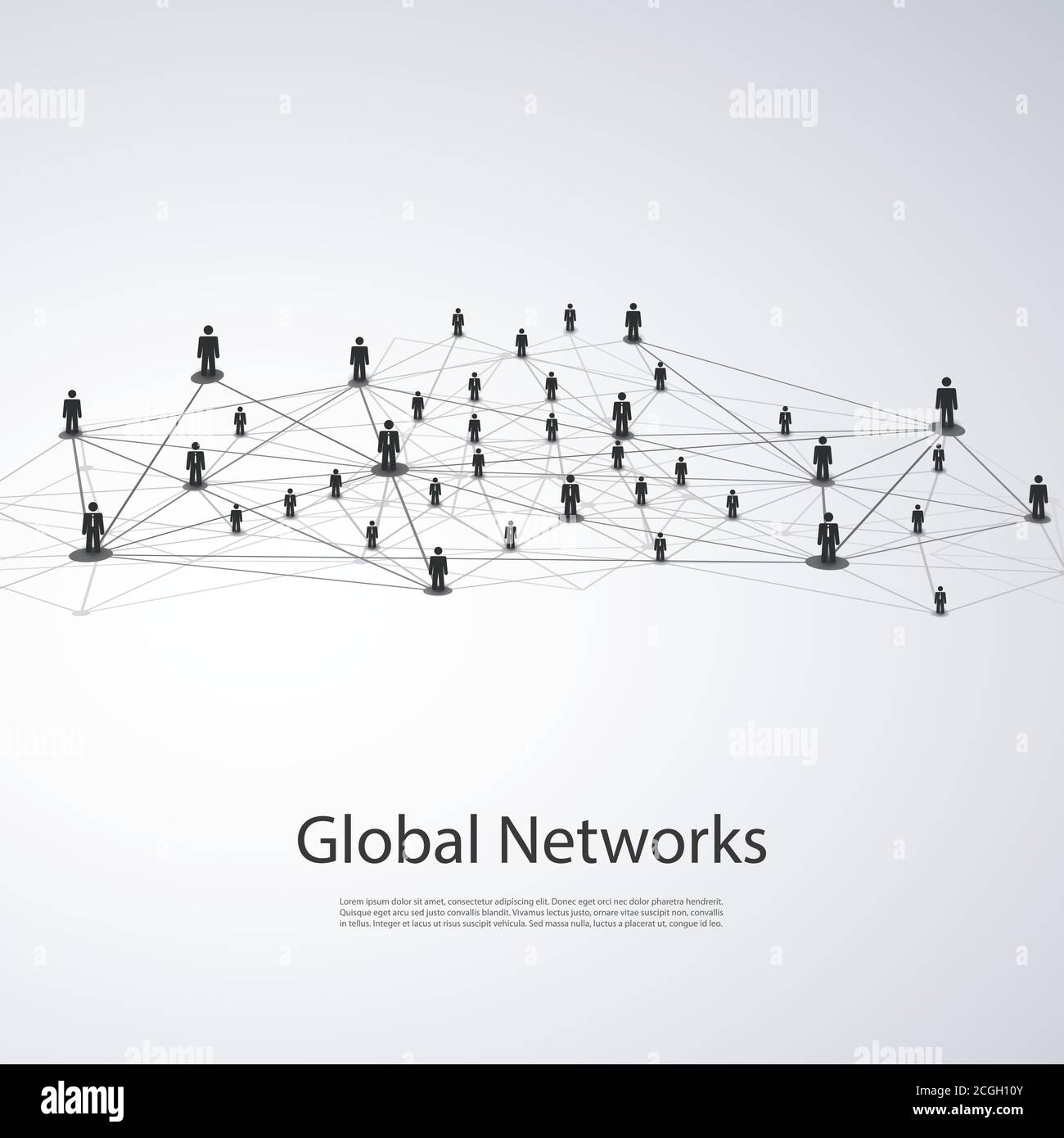 Networks - Global Business Connections - Social Media Concept Design ...