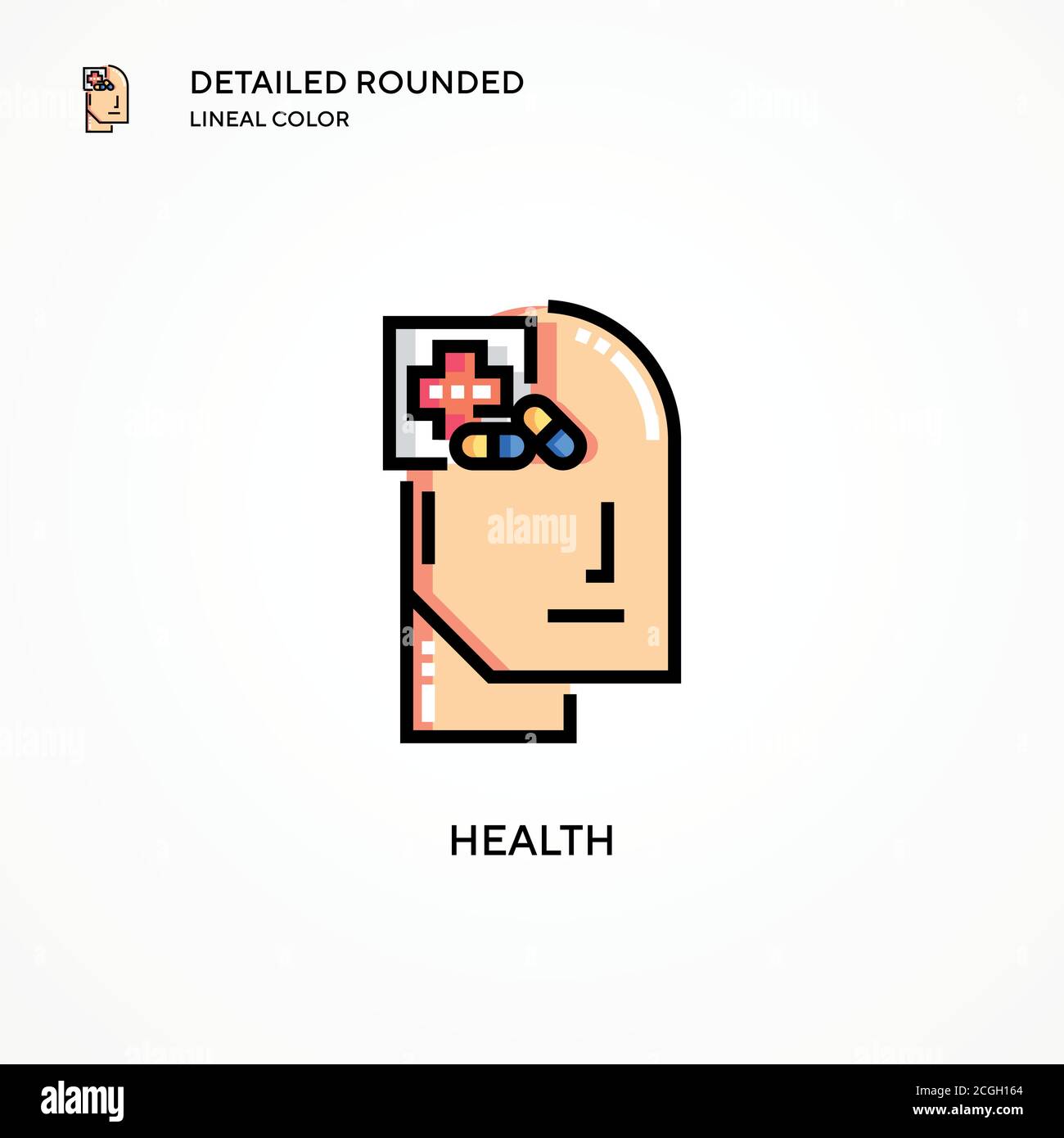 Health vector icon. Modern vector illustration concepts. Easy to edit ...