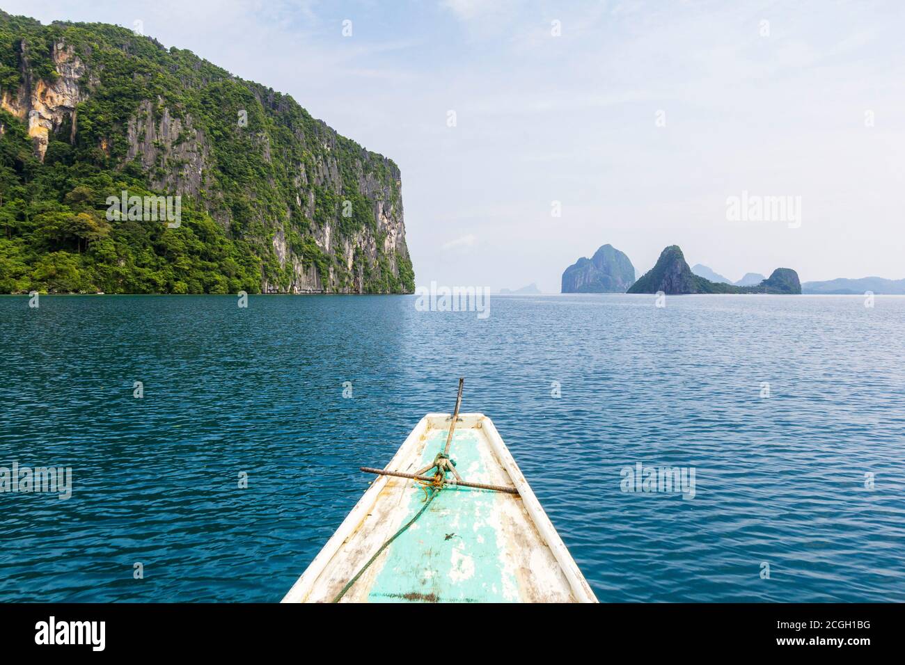 The natural landscape of El Nido's islands in Palawan Stock Photo - Alamy