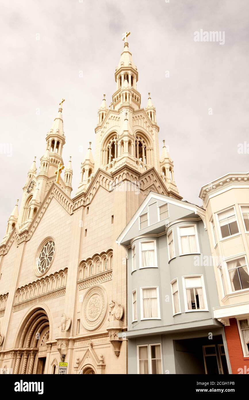 San Francisco, California, United States - Saints Peter and Paul Church ...