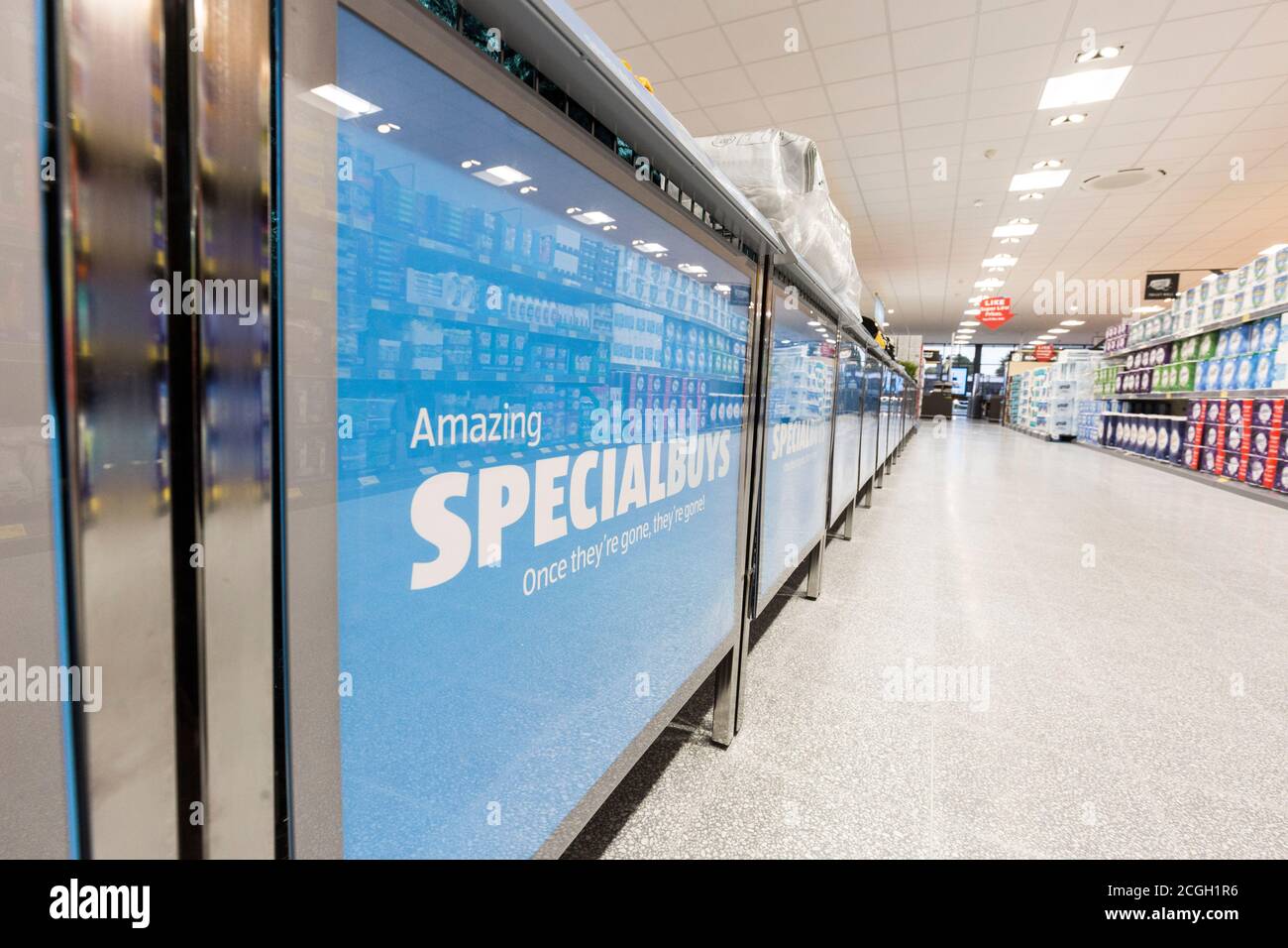 Aldi Supermarket interior Stock Photo - Alamy