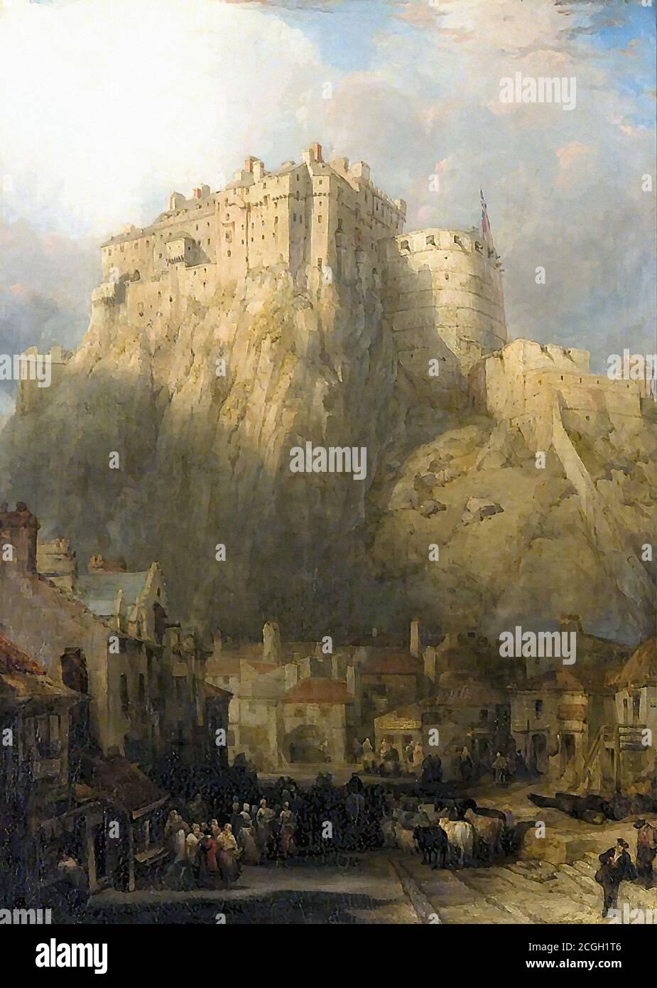 Edinburgh 19th century painting hi-res stock photography and images - Alamy
